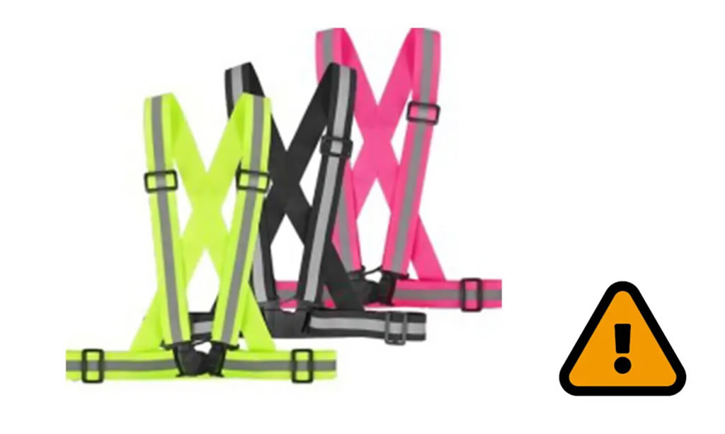 Sweden Recalls Reflective Cross Belt Vests Due to Insufficient ...